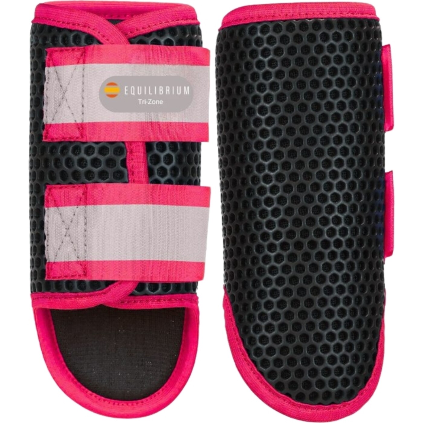2023 Equilibrium Tri-Zone Brushing Boot 8546 - black / fluorescent pink | The Drillshed